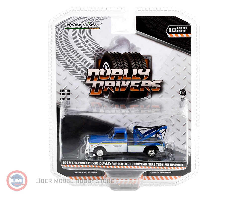 Greenlight - 1:64 1972 Chevrolet C-30 Dually Wrecker Dually Drivers ...
