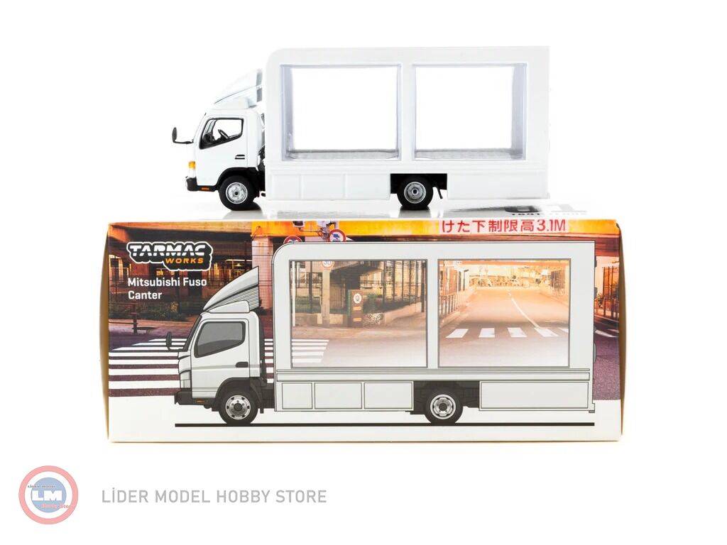 Tarmac Works - 1:64 Tarmac Works Mitsubishi Fuso Canter Mobile Display ...