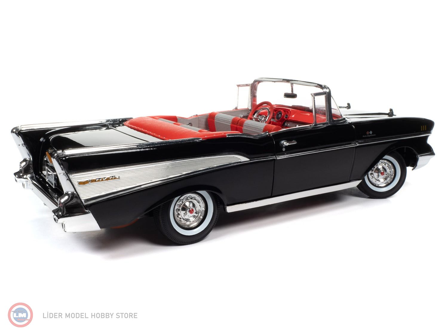 Autoworld - 1:18 AutoWorld 1957 Chevrolet Bel Air Convertible James ...