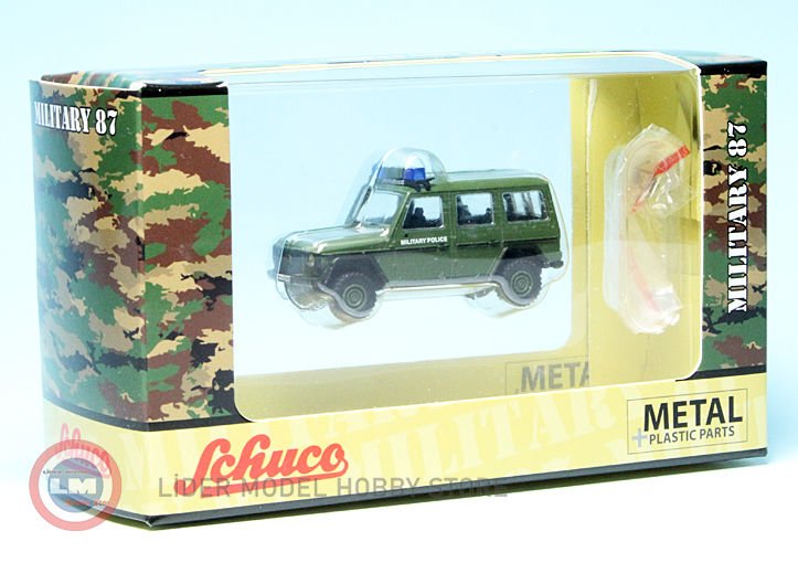 Schuco - 1:87 1980 Mercedes Benz G-CLASS (W460) POLICE MILITARY - 852 ...