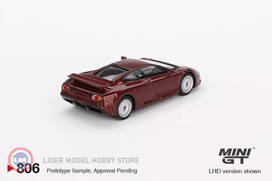 Mini GT - 1:64 Mini GT 1995 Bugatti EB110 GT DARK RED METALLIC - 871,60 ...