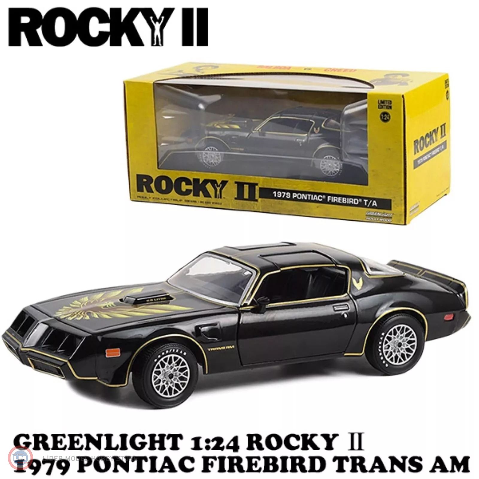 Greenlight - 1:24 1979 Pontiac Firebird Trans Am - Rocky II (1979) - 2. ...