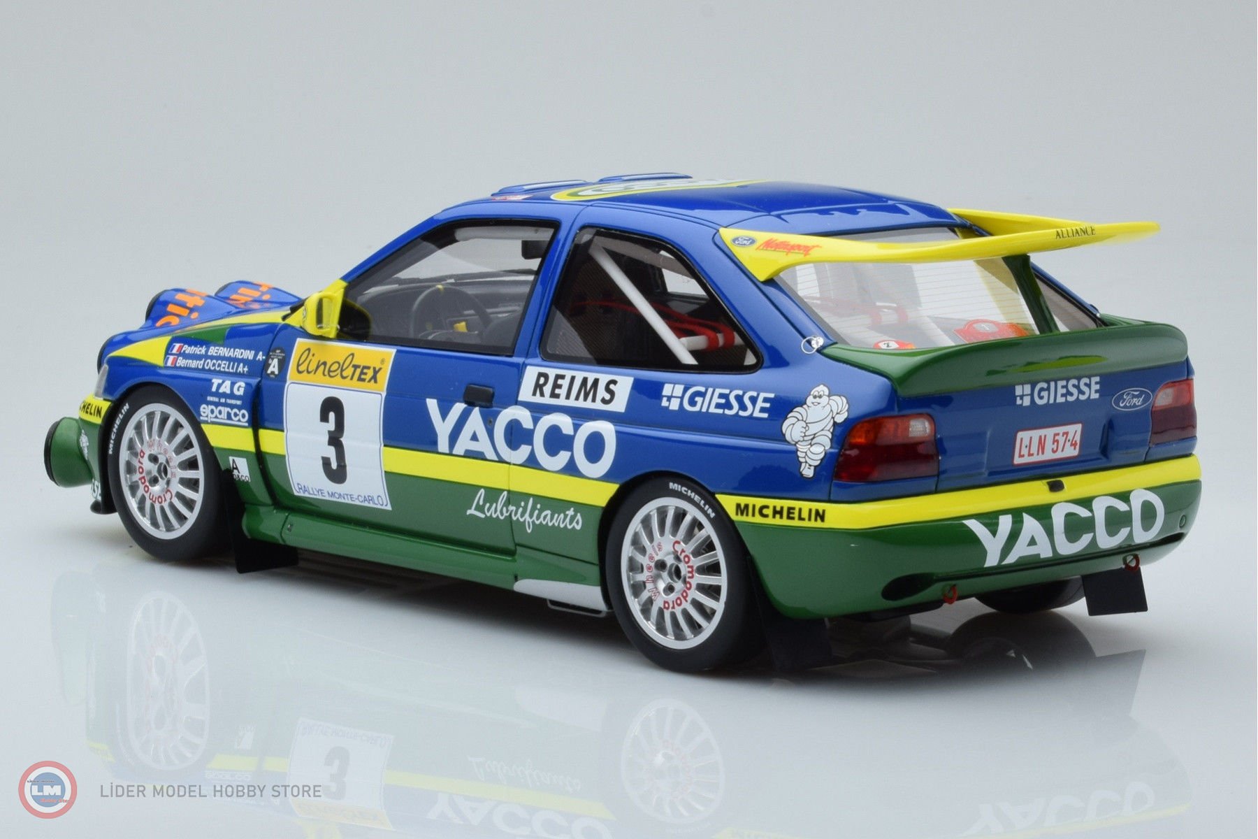 Otto Mobile - 1:18 1996 Ford Escort RS #3 Cosworth Rally Monte Carlo ...