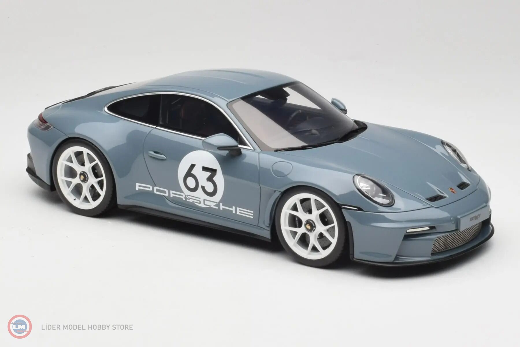 GT Spirit - 1:18 GT Spirit 2024 Porsche 911 ST Shore Blue Metallic - 7. ...