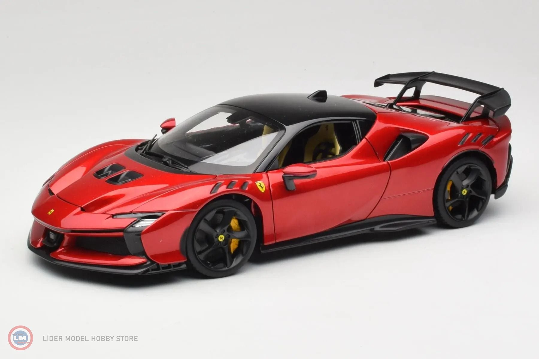 Burago - 1:18 Burago 2024 Ferrari SF90XX STRADALE - ROSSO MAGMA - 3.786 ...