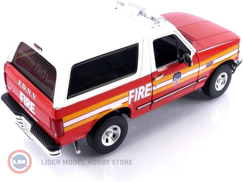 Greenlight - 1:18 1966 Ford Bronco FDNY The Official Fire Department ...