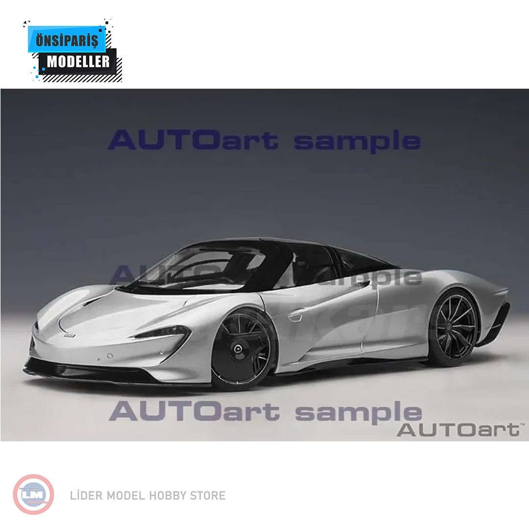 Autoart - 1:18 2020 Mclaren Speedtail 76090 supernova silver - 16.037 ...