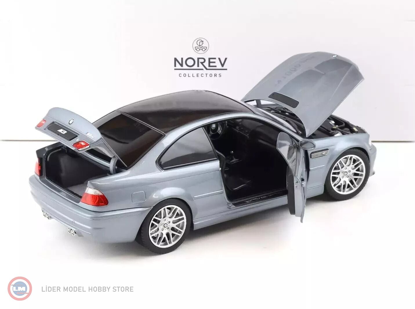 Norev - 1:18 Norev BMW M3 CSL E46 (2000) - Grey Metallic - 6.652,05 TL ...